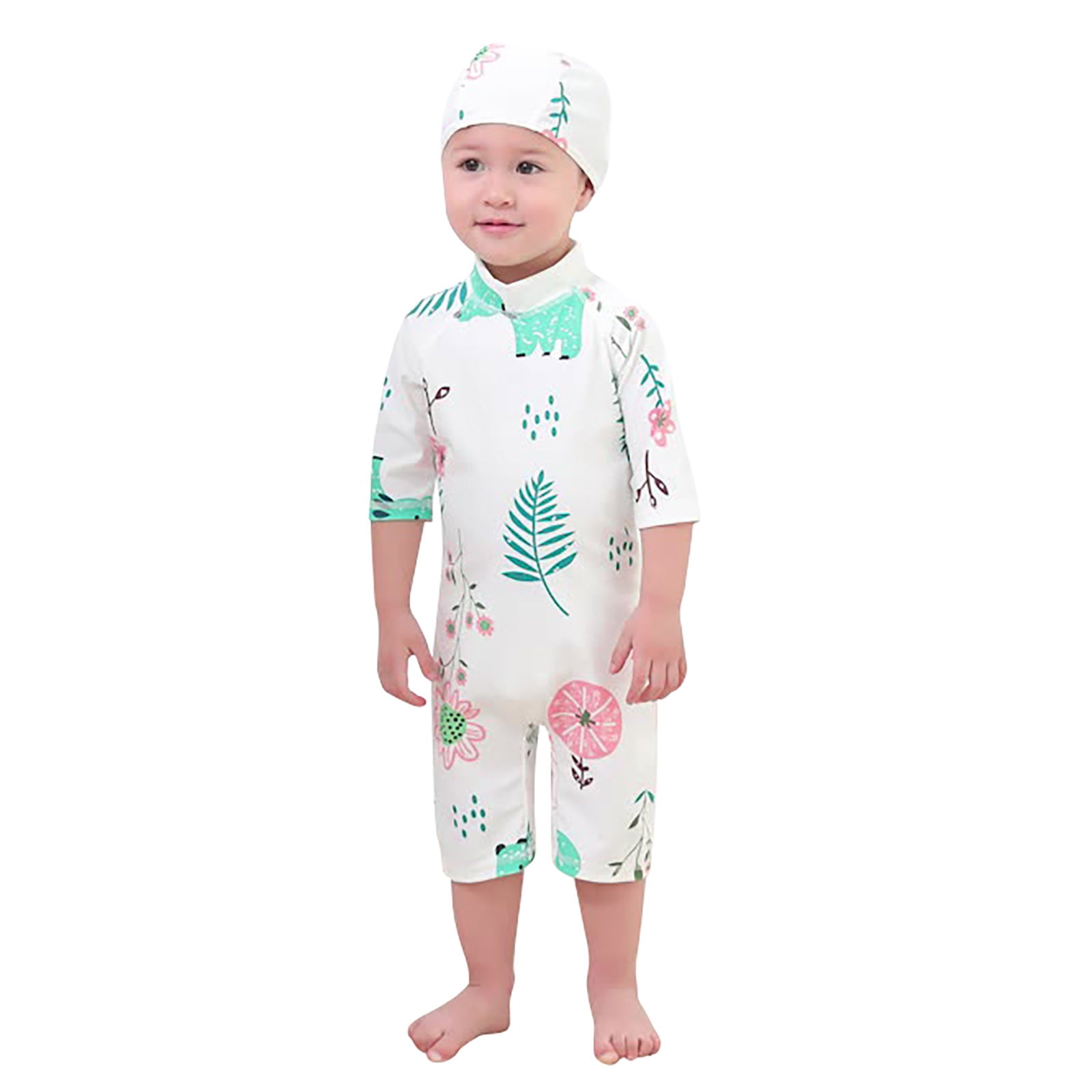 ATOGUTA Boys Rash Guard Swimsuit Kids Zipper Rashguard Swimwear One ...