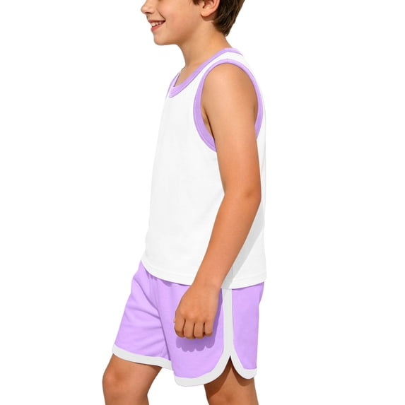 ATOGUTA Boys Summer Outfits Sleeveless Tank Tops and Workout Shorts Set ...