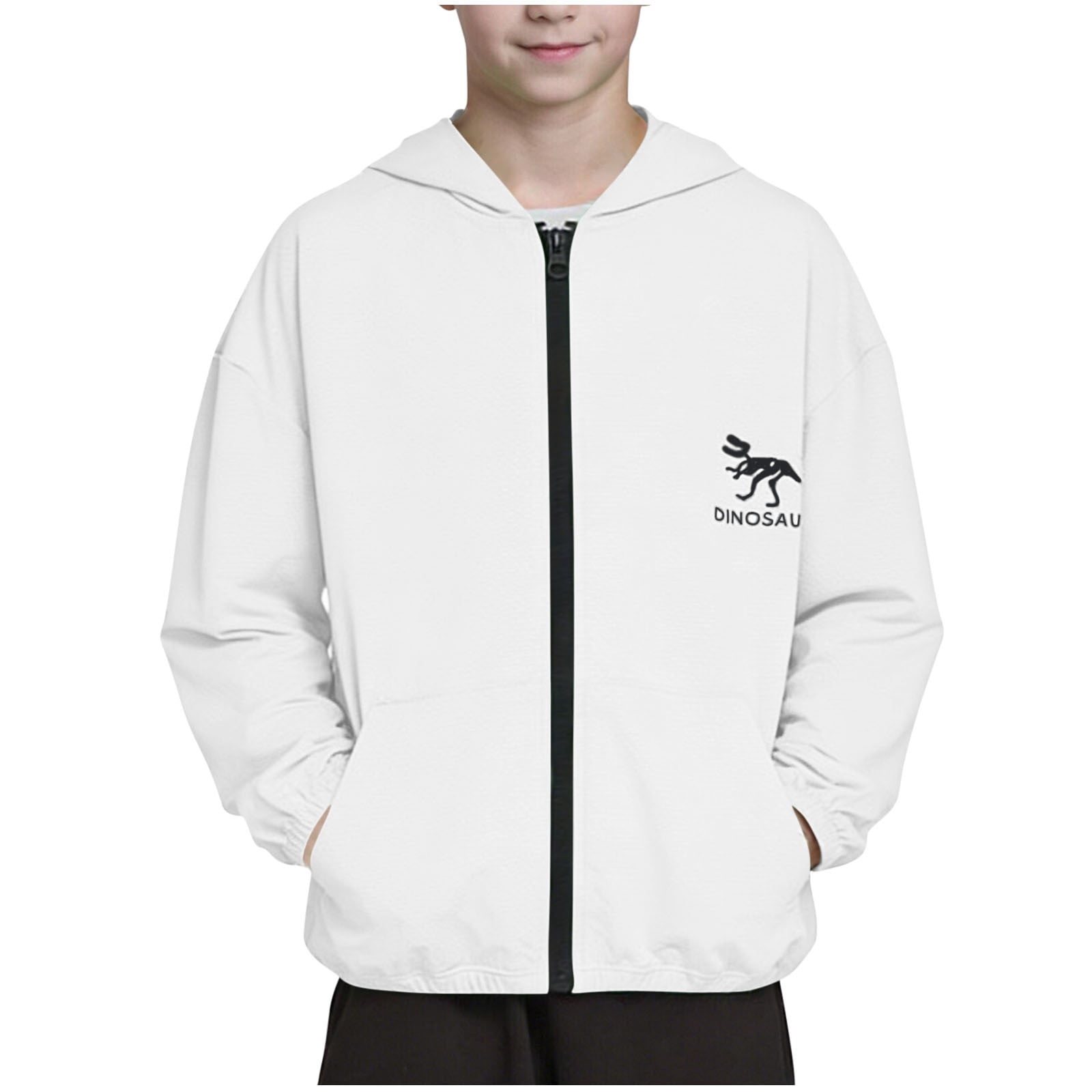 ATOGUTA Boys Sun Jacket Lightweight Sun-UV-Protection Hoodie Kids ...