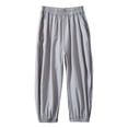 ATOGUTA Boys Wide Leg Pants Loose Sweatpants Elastic Waist Casual ...