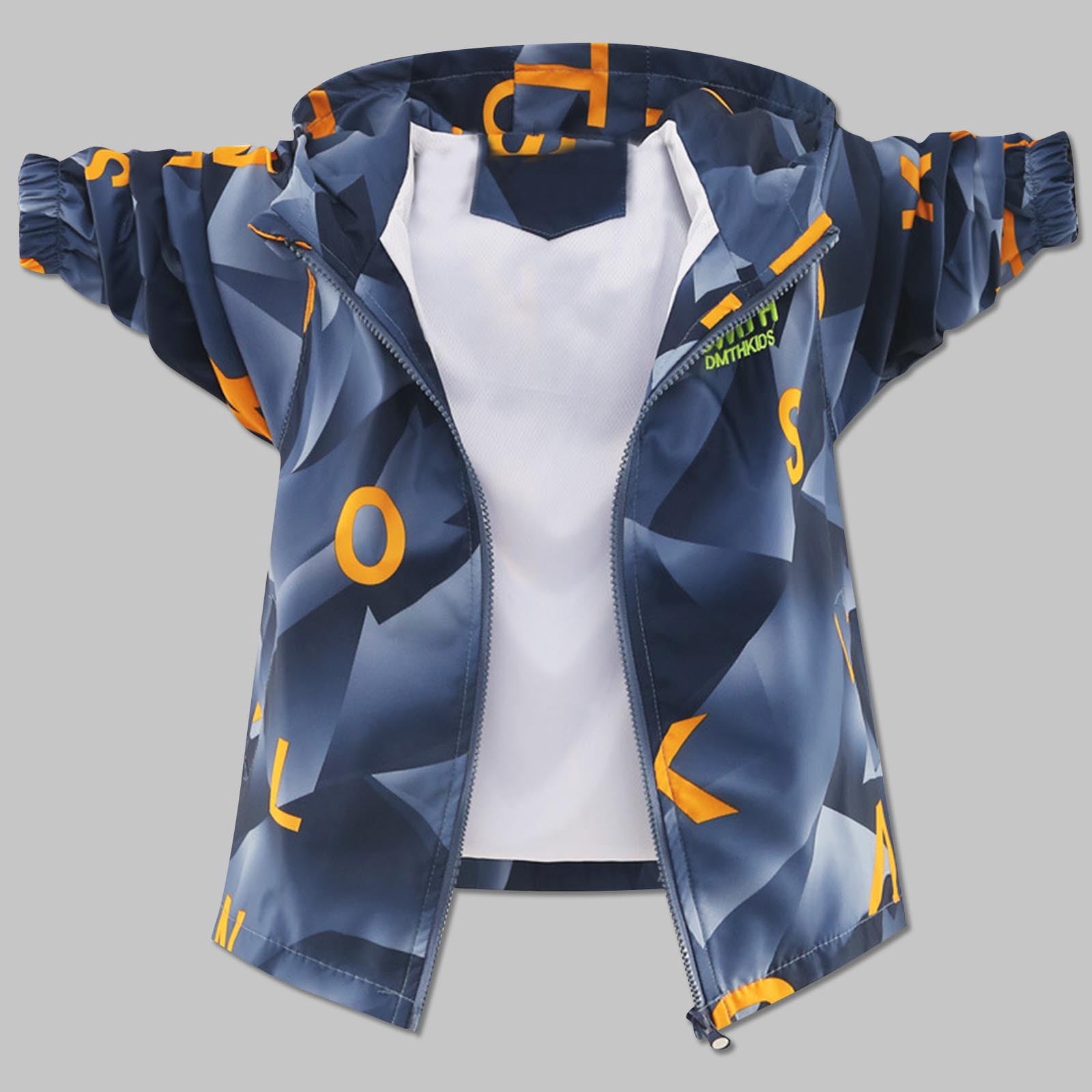 ATOGUTA Boys Windbreaker Jacket with Hood Zip Jacket Hooded Trench ...