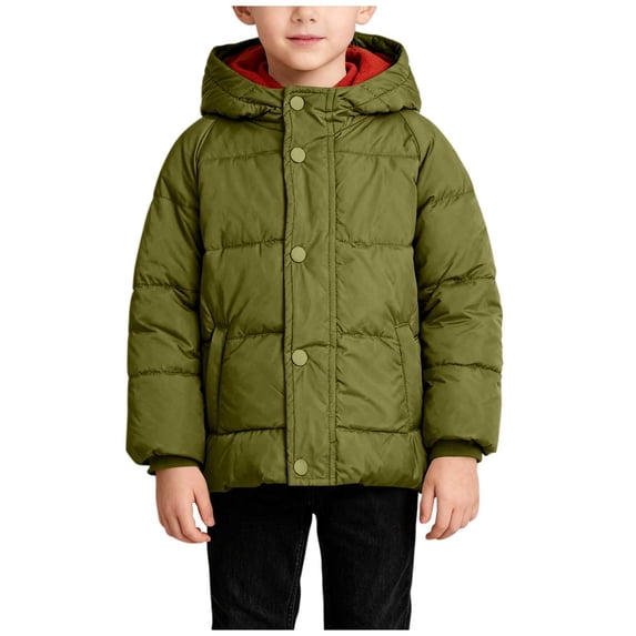 ATOGUTA Boys Winter Coats Lightweight Puffer Jacket Warm Hooded Down ...