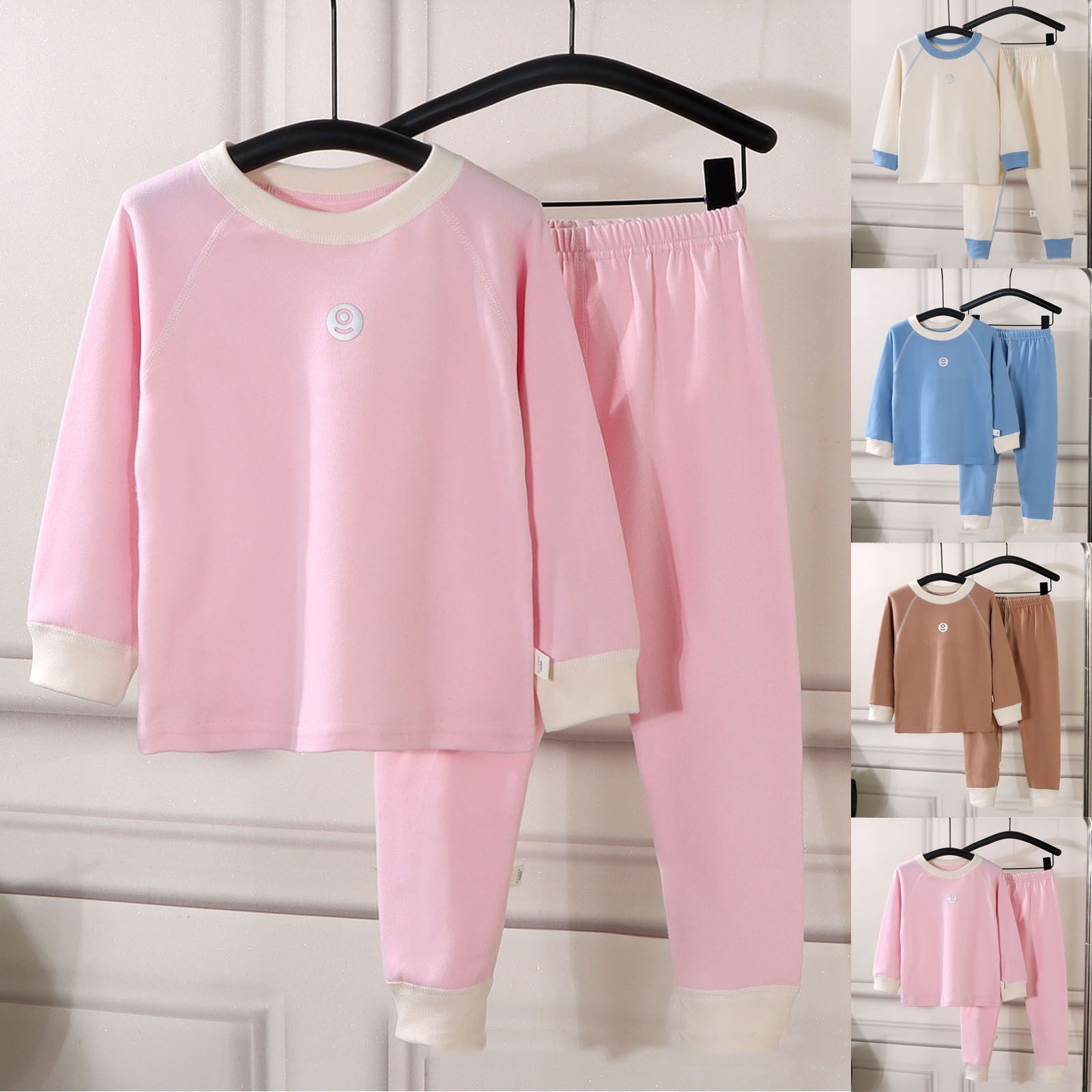 ATOGUTA Clothes Girls 2-Piece PJs Set Soft Cozy Long Sleeve Top and ...