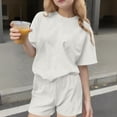 ATOGUTA Clothing And Top Set for Girls Short Sleeve Shirts and Shorts ...