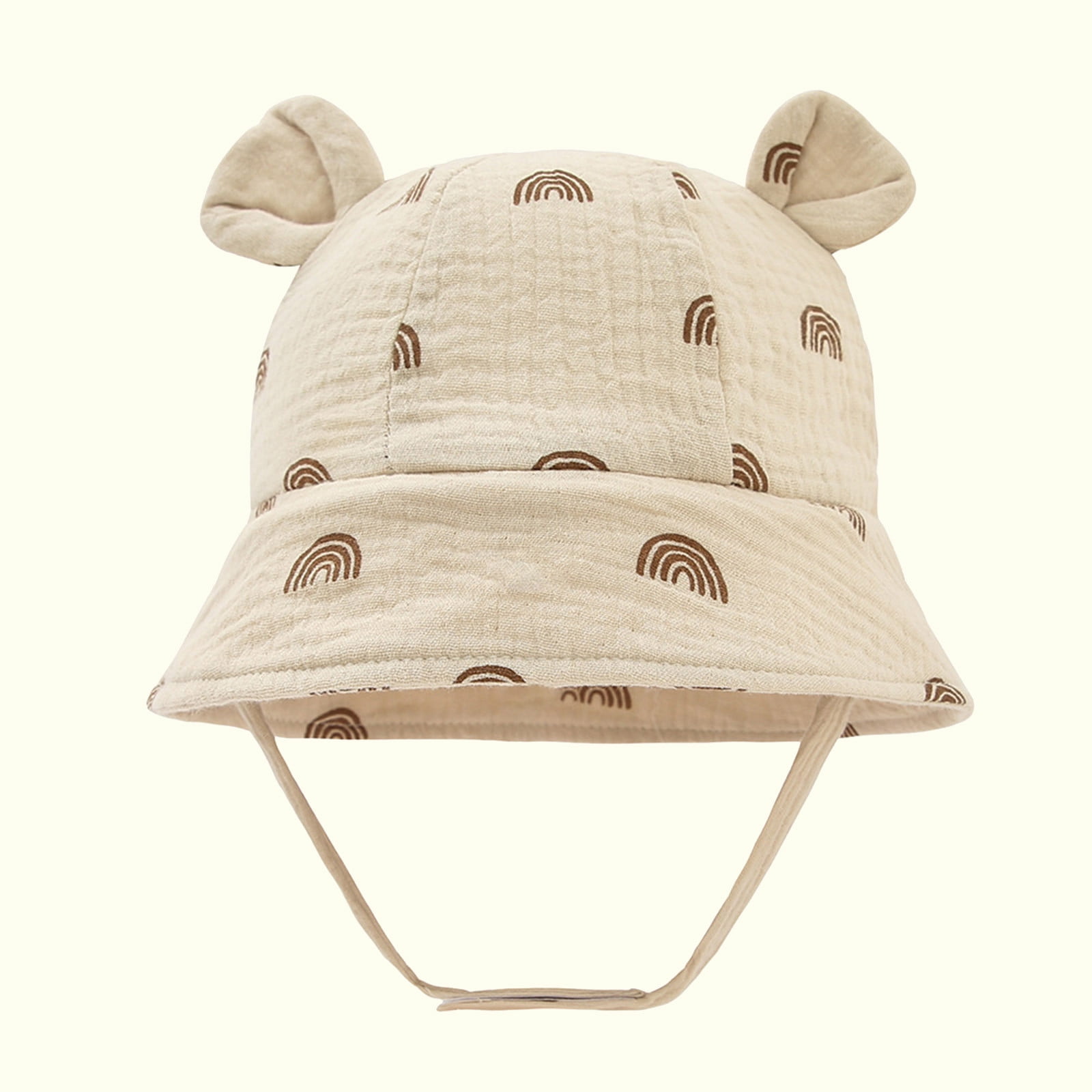 ATOGUTA Cotton Baby Sun Hat Infant Toddler Boys Girls Bucket Hats ...