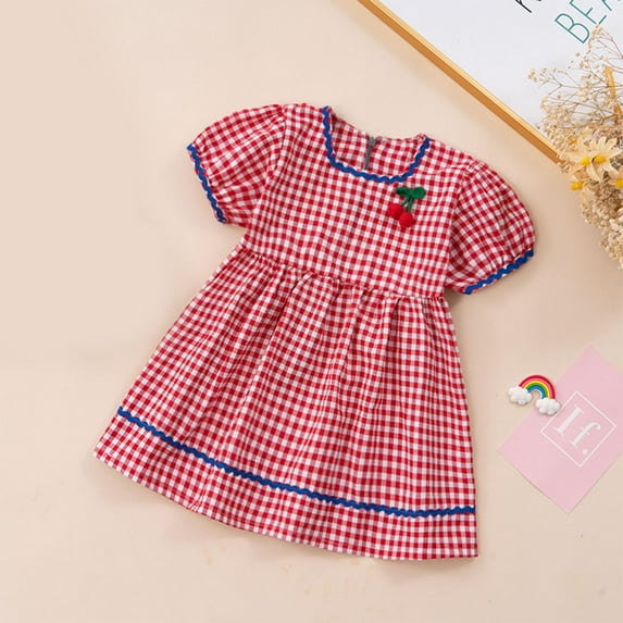 ATOGUTA Cute Girls Dresses A-line Dress Sundress Casual Dress for ...