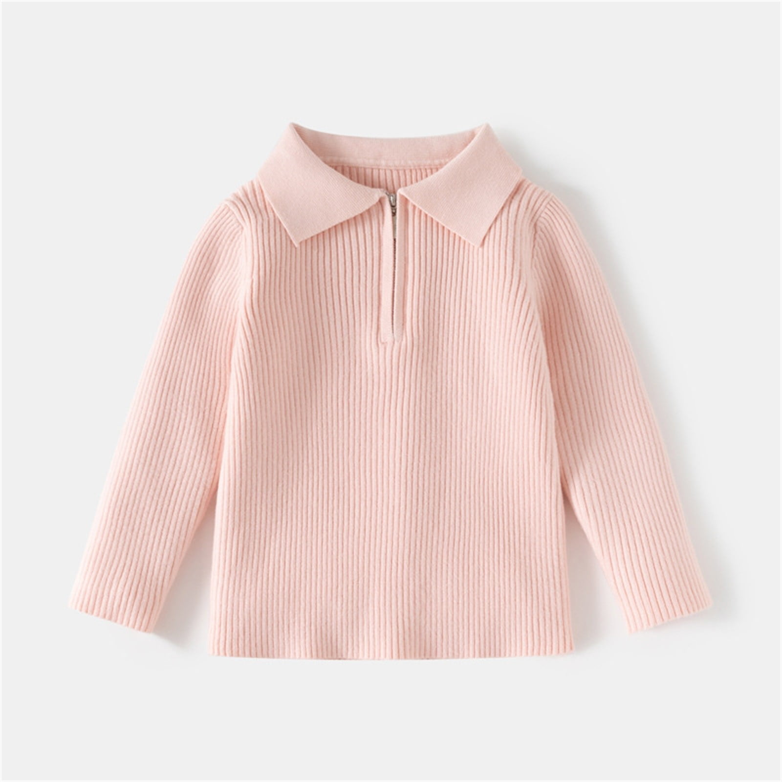 ATOGUTA Cute Sweaters For Girls Kids Casual Long Sleeve Knit Collared ...