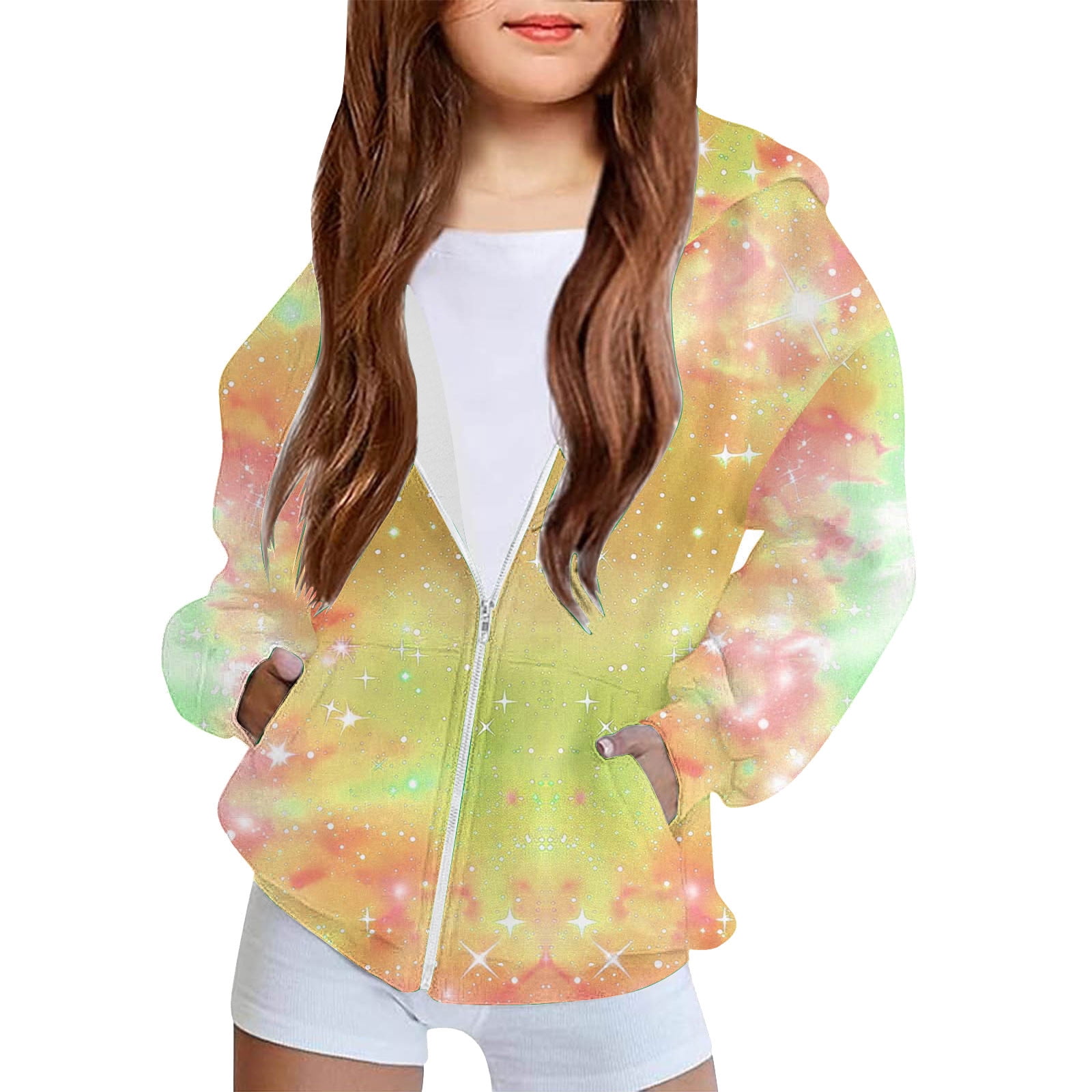 ATOGUTA Cute Sweatshirts for Girls Kids Casual Long Sleeve Sweatshirt ...