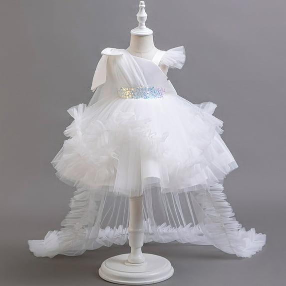 ATOGUTA Dress Girl Tulle Party Birthday Poster Formal Fancy Flower ...