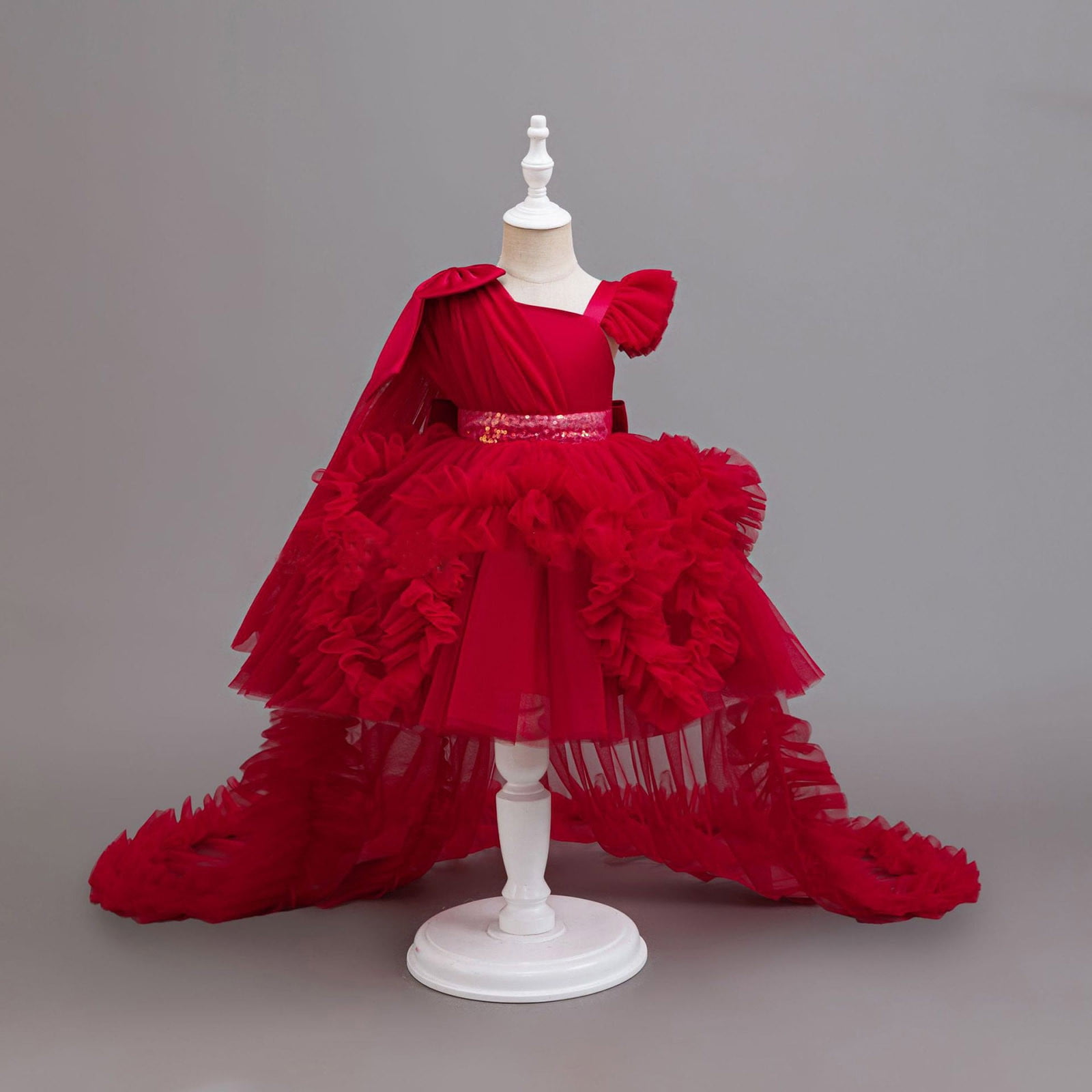 ATOGUTA Dress Girl Tulle Party Birthday Poster Formal Fancy Flower ...