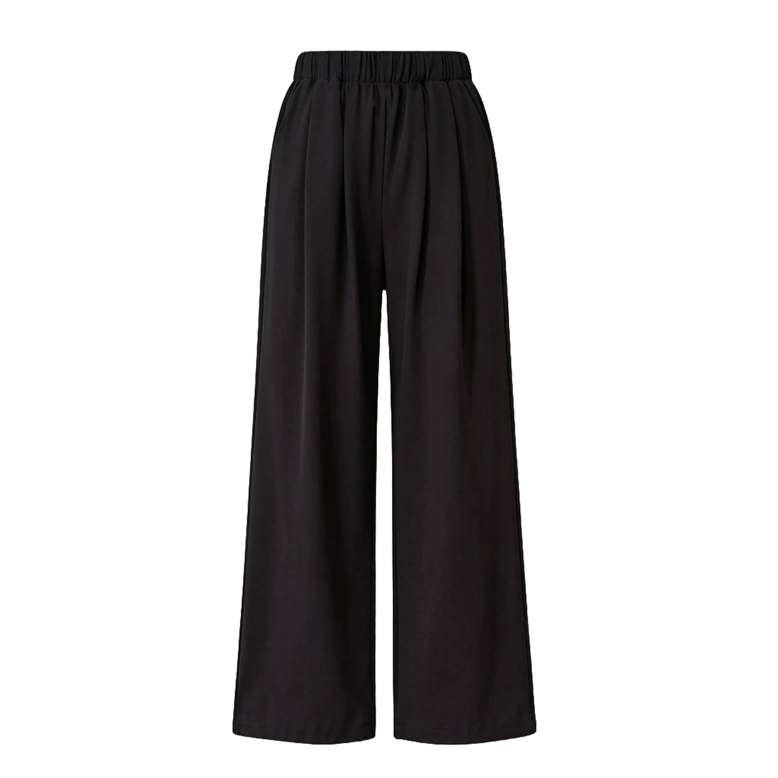 ATOGUTA Dress Pants Girls School Uniform Pants Cozy Elastic Waist ...