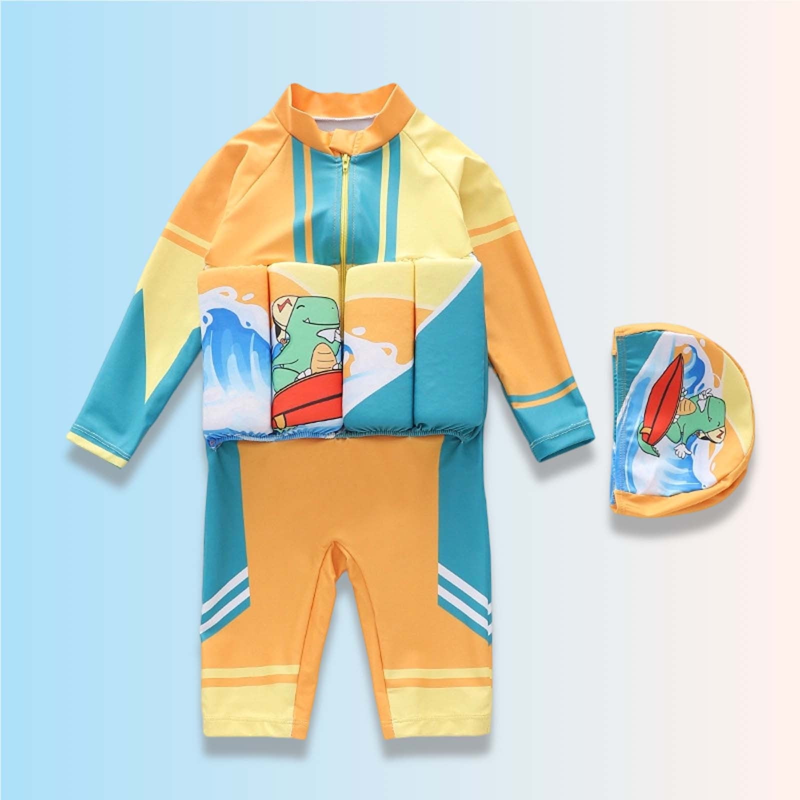 ATOGUTA Floatation Swimsuit Kids Boys with Adjustable Buoyancy Kids ...