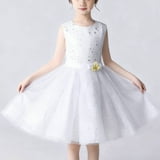 ATOGUTA Flower Girl Dress Tulle Party Birthday Poster Formal Fancy ...