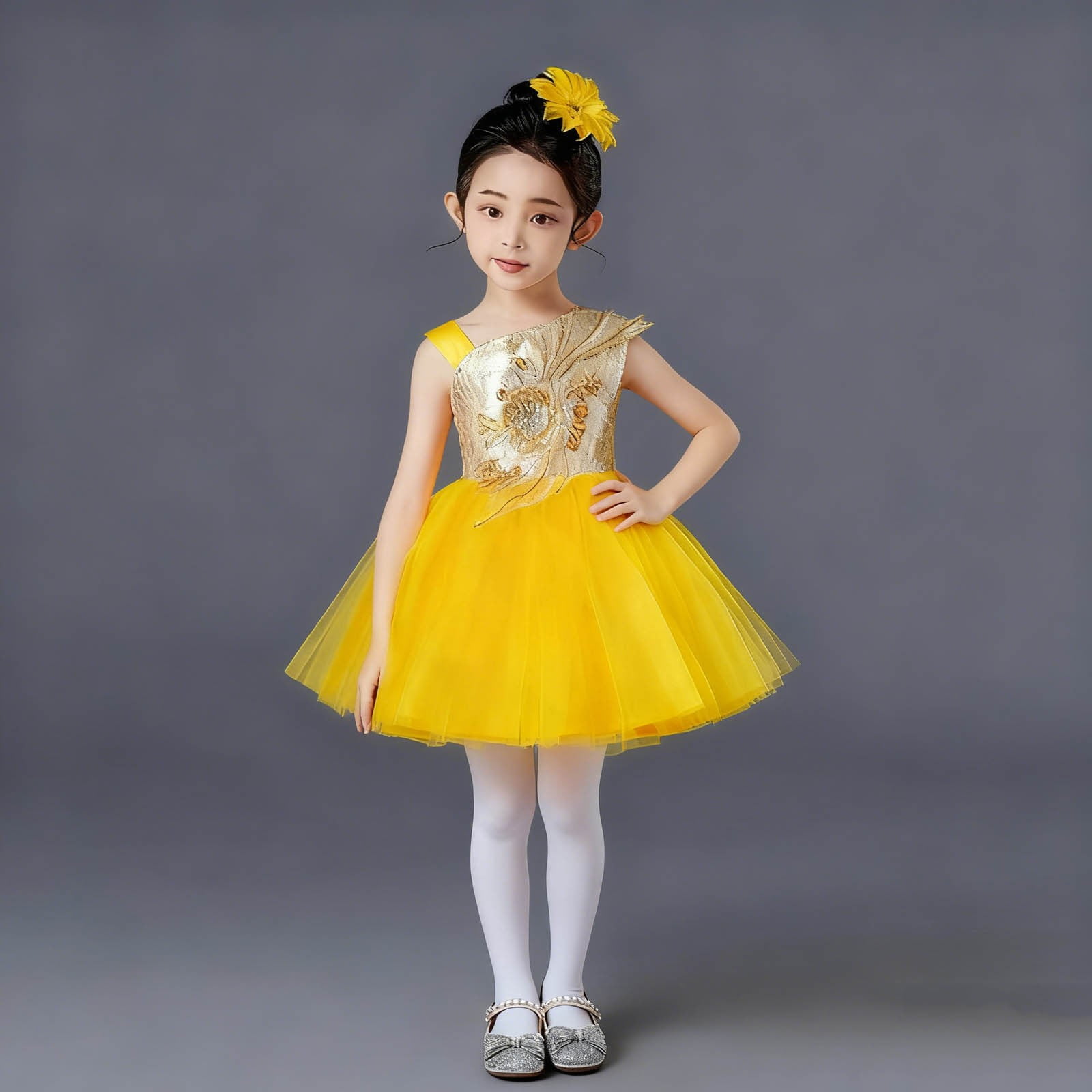 ATOGUTA Flower Girl Dress for Weddings Tulle Party Birthday Poster ...