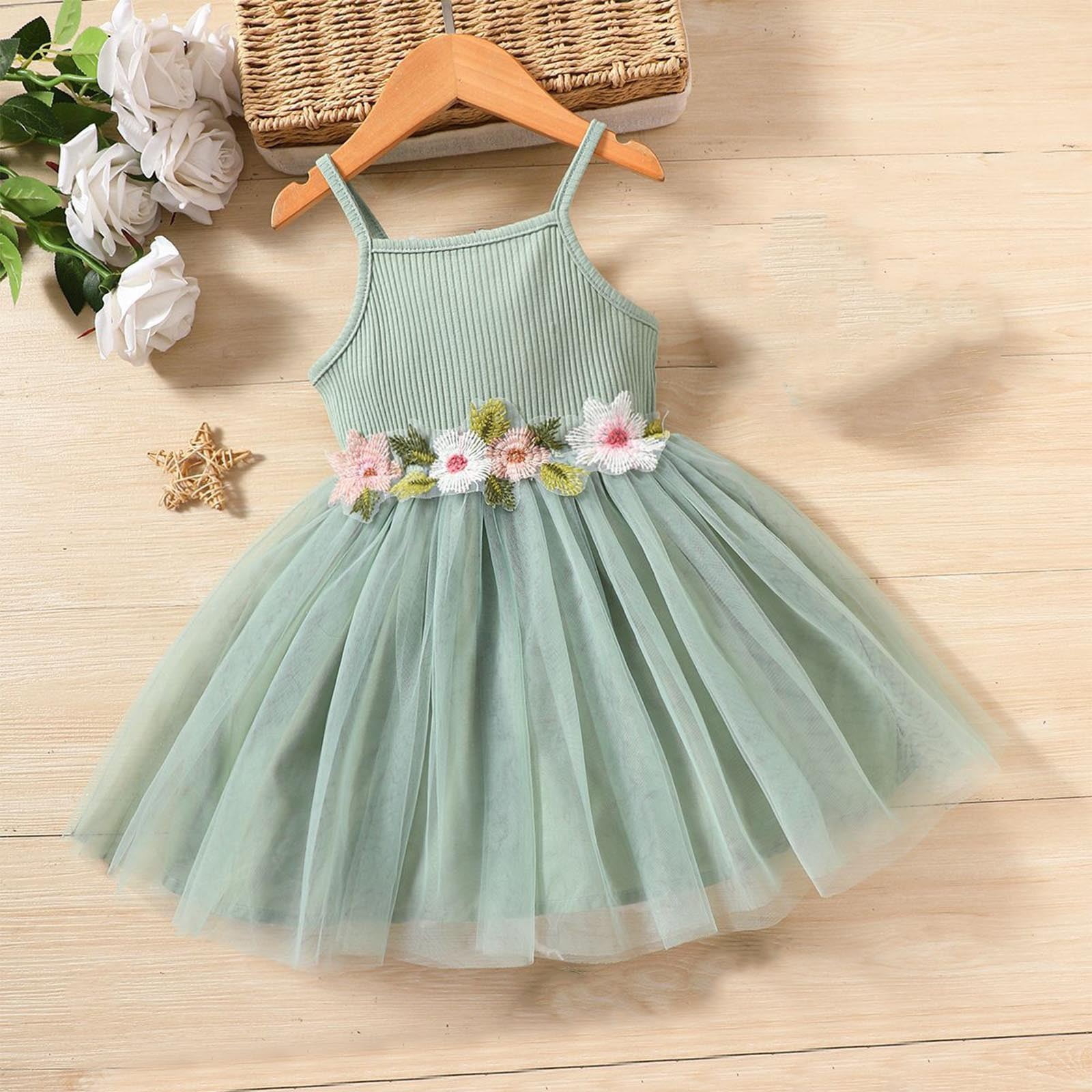 ATOGUTA Girl Dresses Tulle Party Birthday Poster Formal Fancy Flower ...