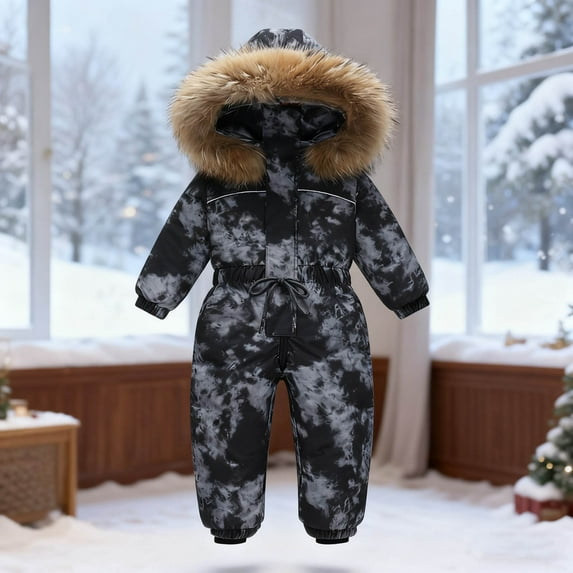 ATOGUTA Girl Snowsuit Ski Jackets Jumpsuits Overalls for Skiing ...