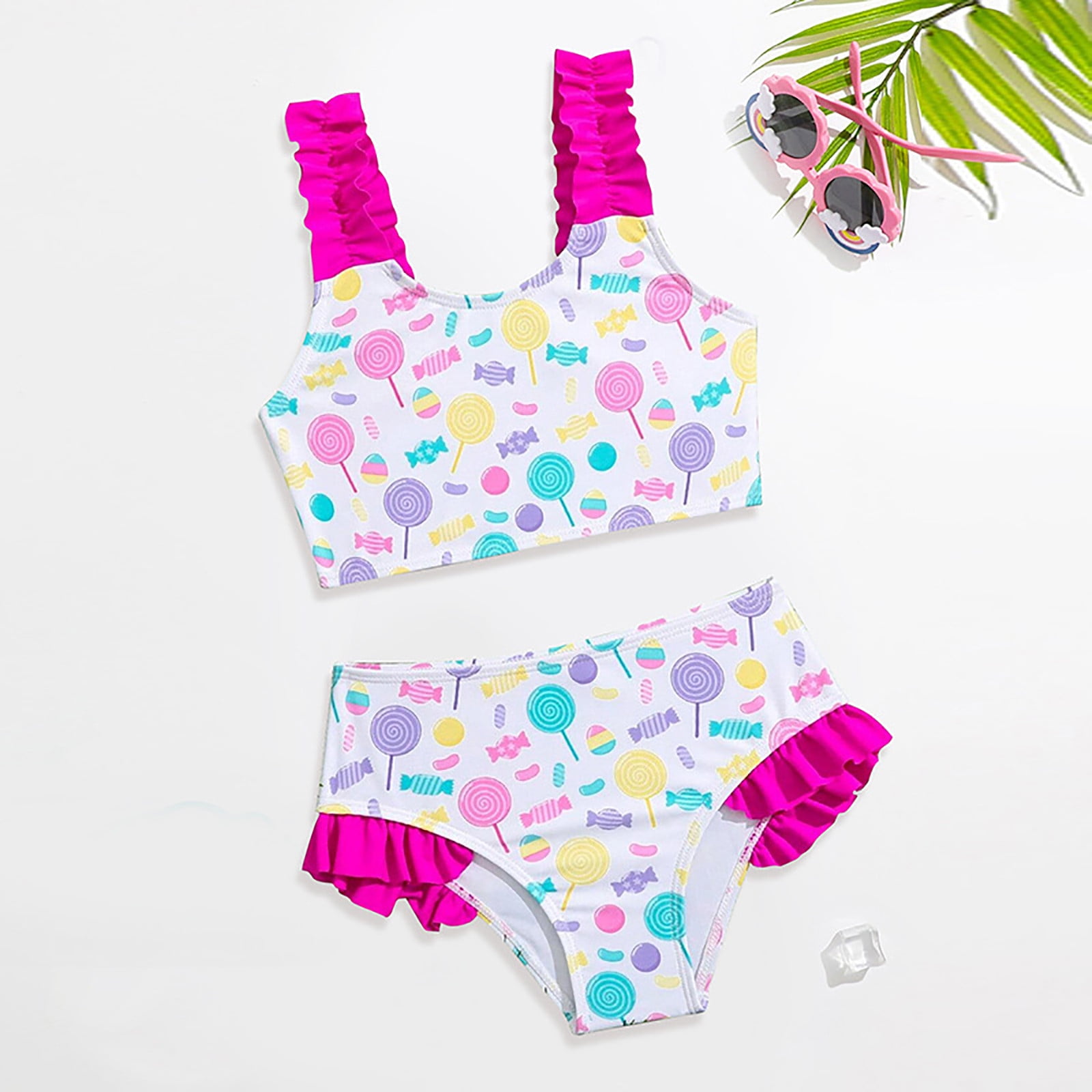 ATOGUTA Girls 2 Piece Swimsuits Bikini Beach Swimwear 2 Piece Swimsuits ...