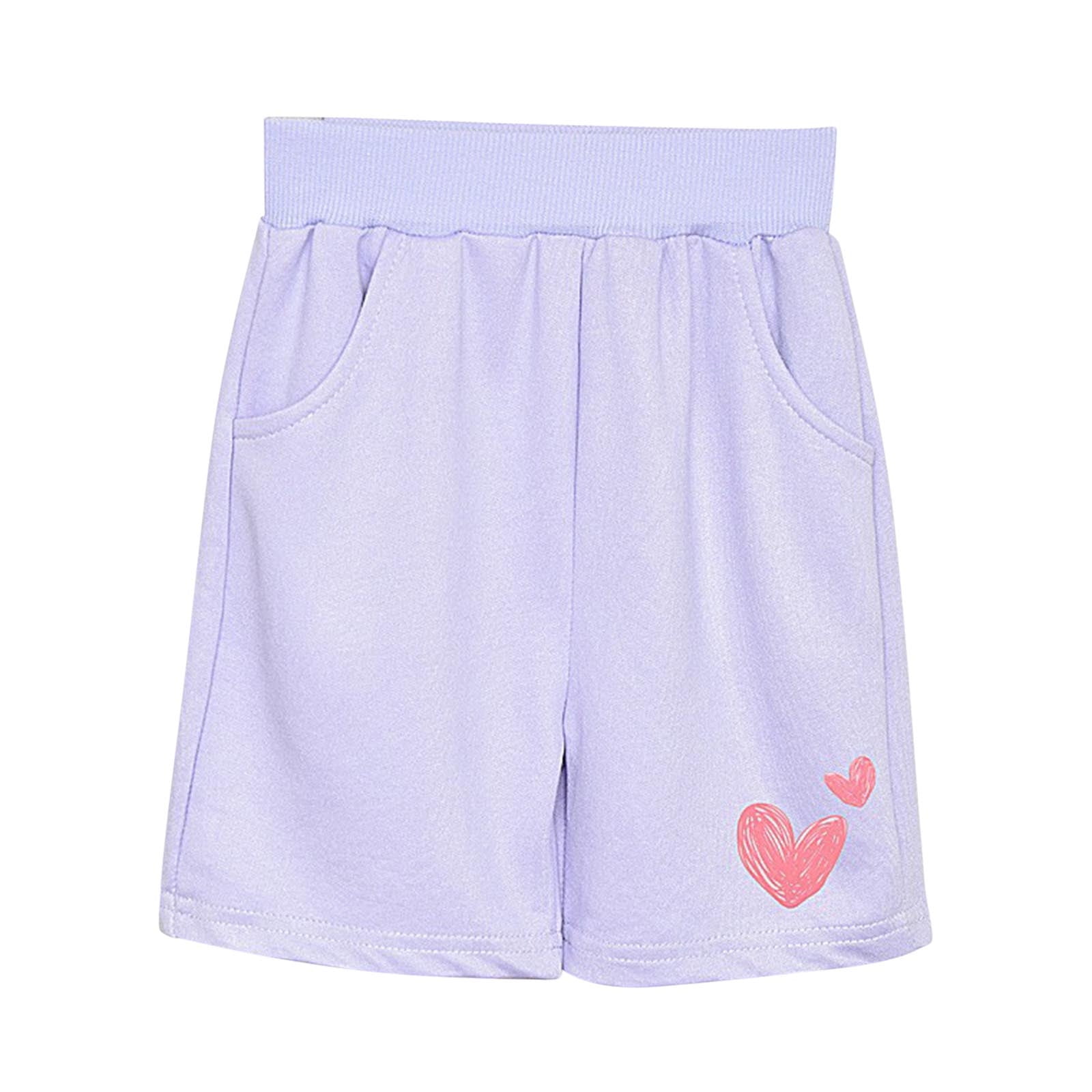 ATOGUTA Girls' Active Shorts Active Performance Shorts Kids Summer ...