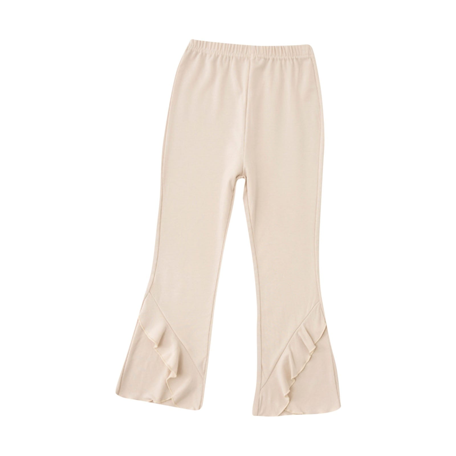 ATOGUTA Girls Bell Bottom Pants Elastic Waist Flare Bell Bottom Pants ...