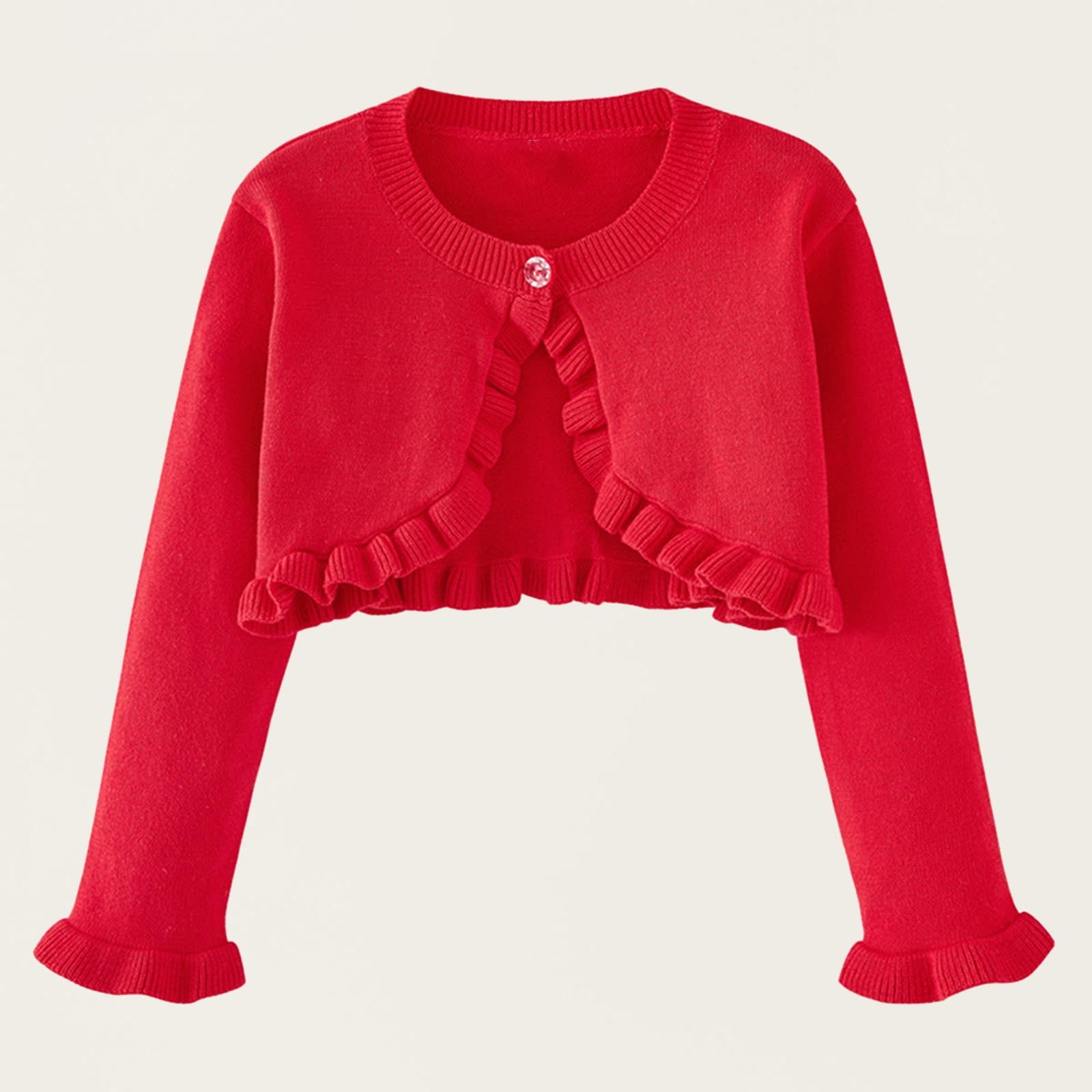 ATOGUTA Girls' Cardigans Long Sleeve Lightweight Cardigan Open Front ...