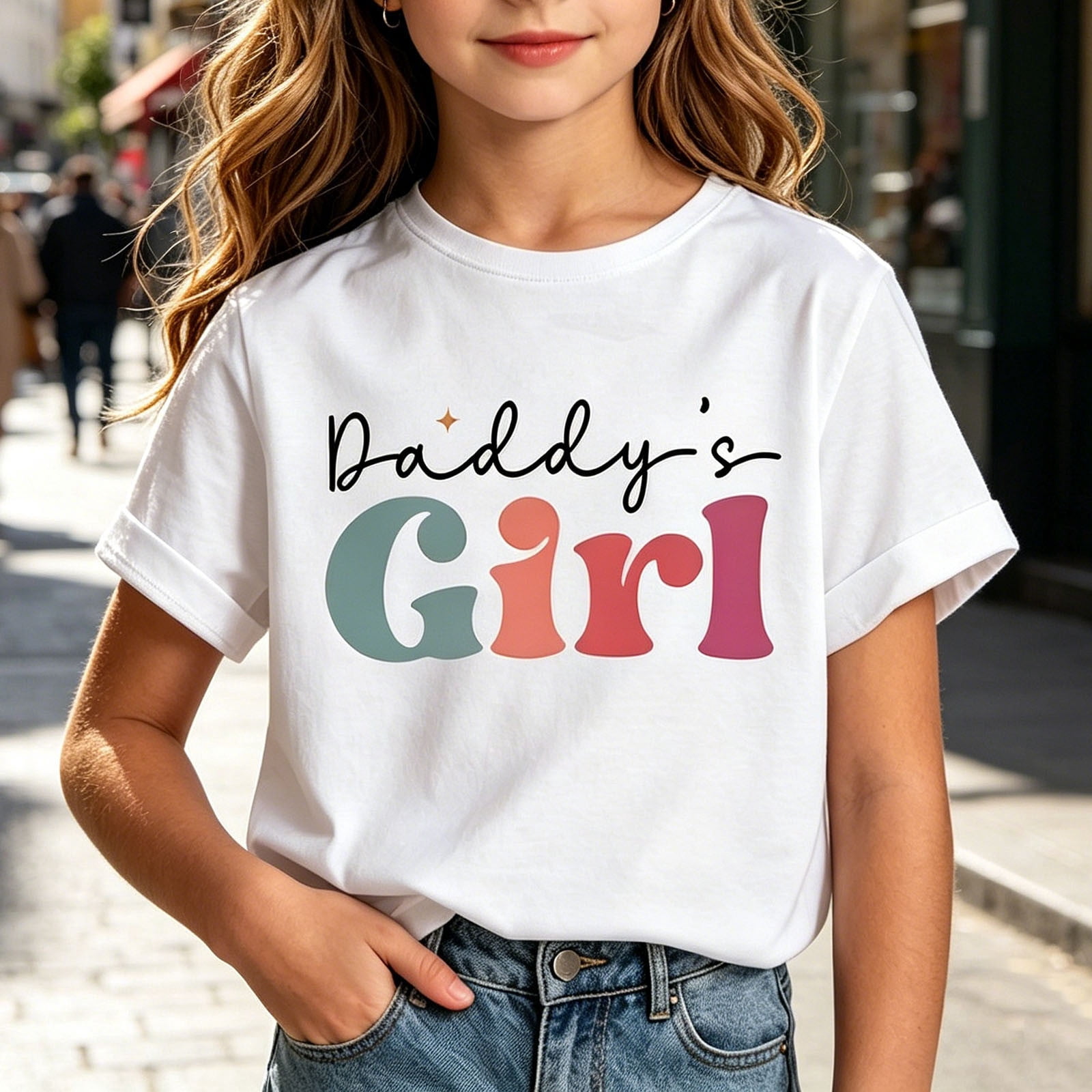 ATOGUTA Girls Casual Shirts Graphic Tees Short Sleeve Tshirts Crewneck ...