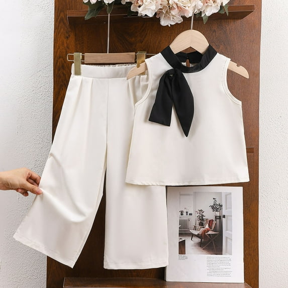 ATOGUTA Girls Cute Outfits Casual Tank Top and Wide Leg Pants Summer ...