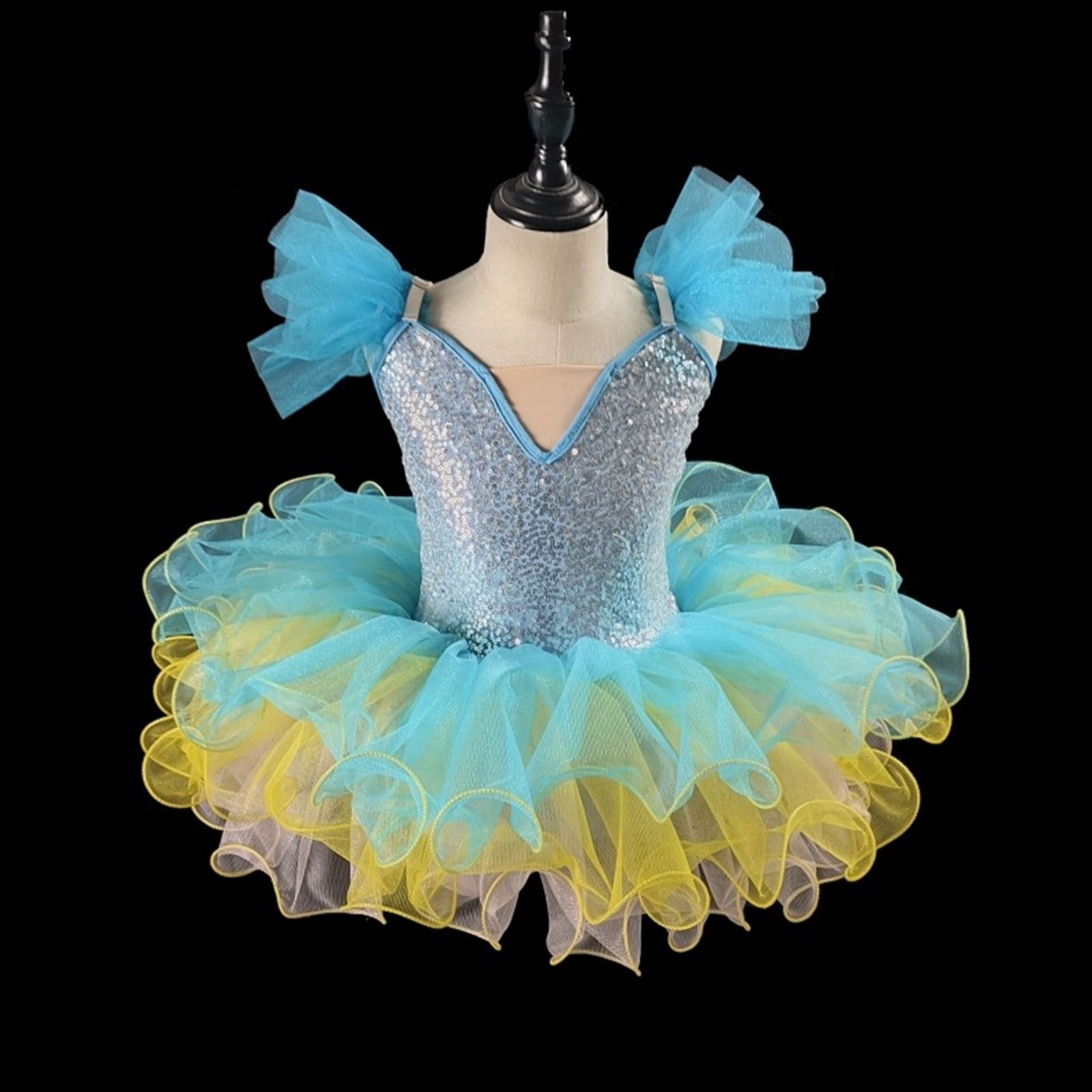 ATOGUTA Girls' Dance Dress Elegant Ballet Performance Outfit for ...