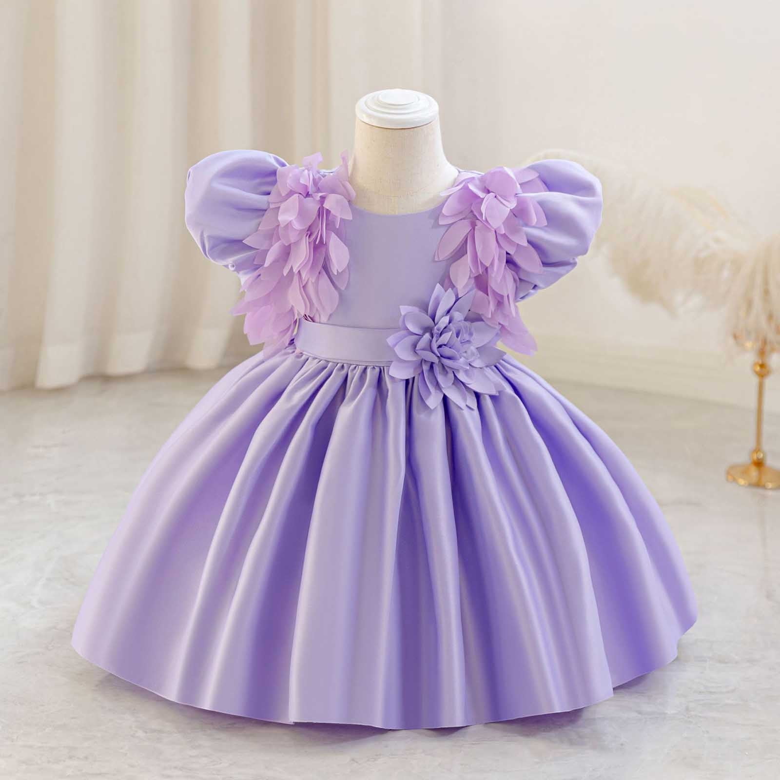 ATOGUTA Girls' Dresses Bridesmaid Summer Wedding Pageant Dresses ...