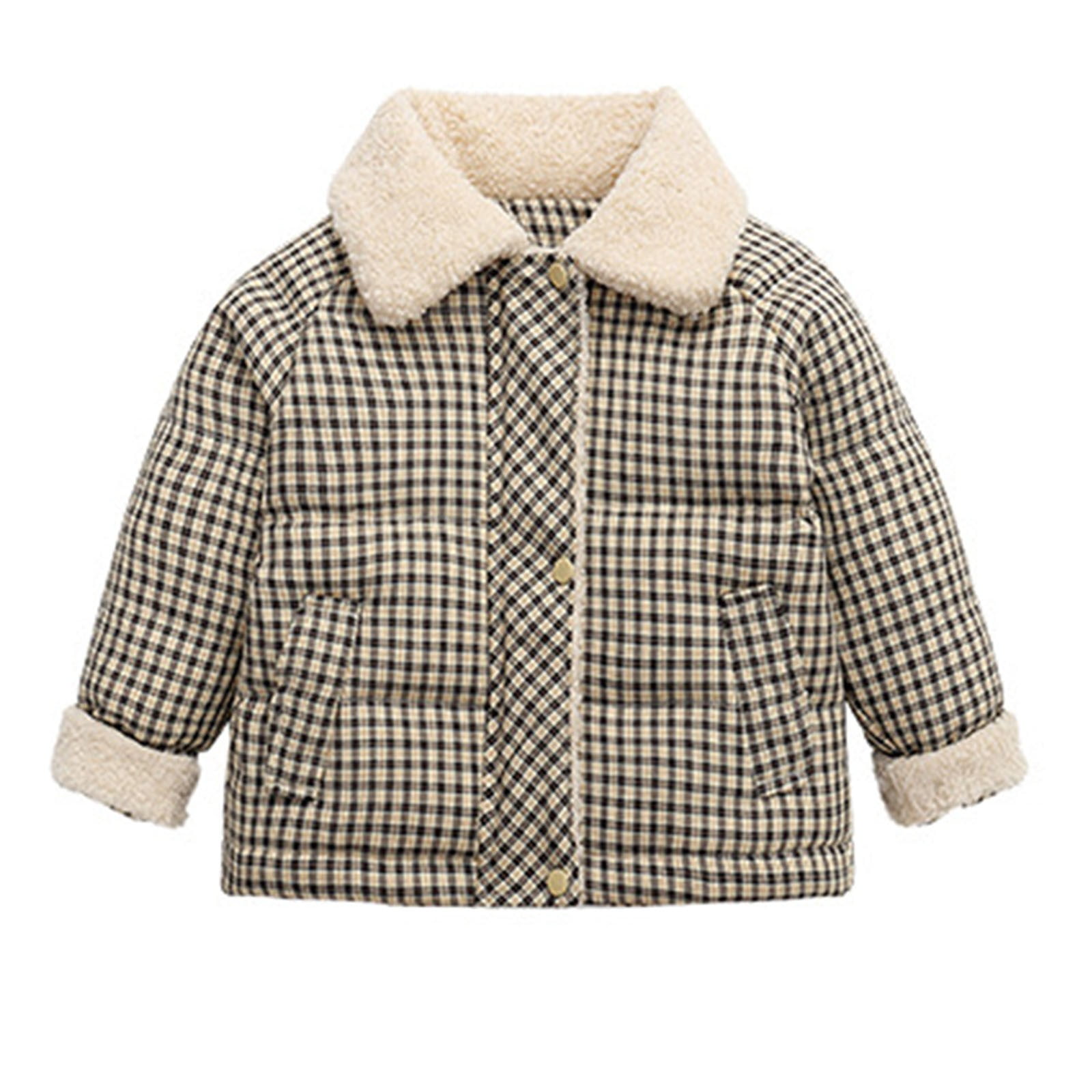 ATOGUTA Girls Fleece Jacket Kids Lightweight Outerwear Long Sleeve Fall ...