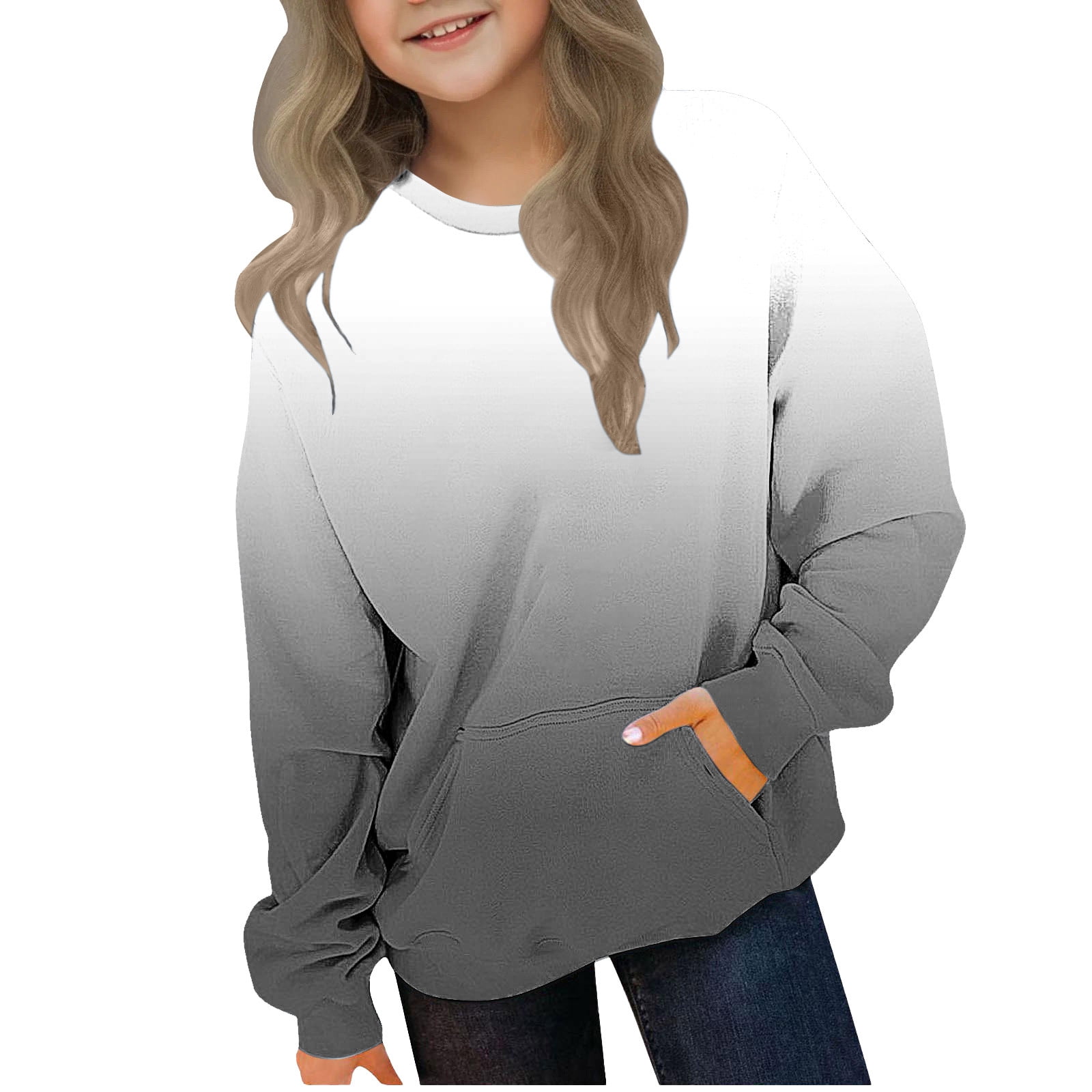 ATOGUTA Girls Graphic Sweatshirt Size 2T-12 Boys Crew Neck Long Sleeve ...