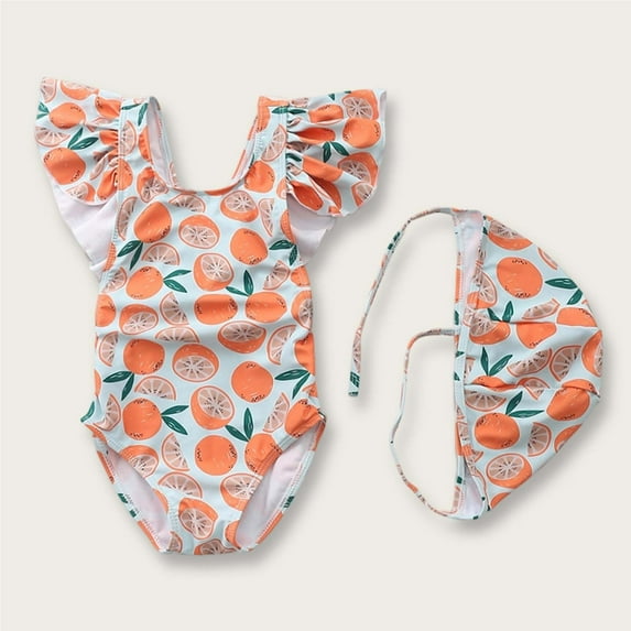 ATOGUTA Girls Kid Swimsuits Kids Bathing Suit One Piece Swimwear With ...