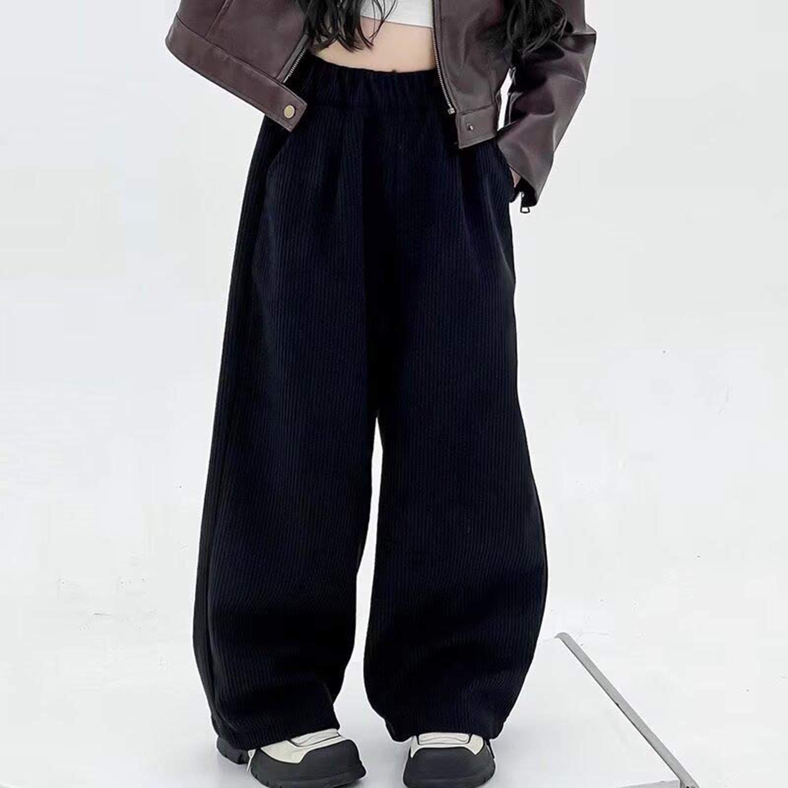 ATOGUTA Girls Pants Fleece Girls Active Joggers Soft Athletic Sweat ...