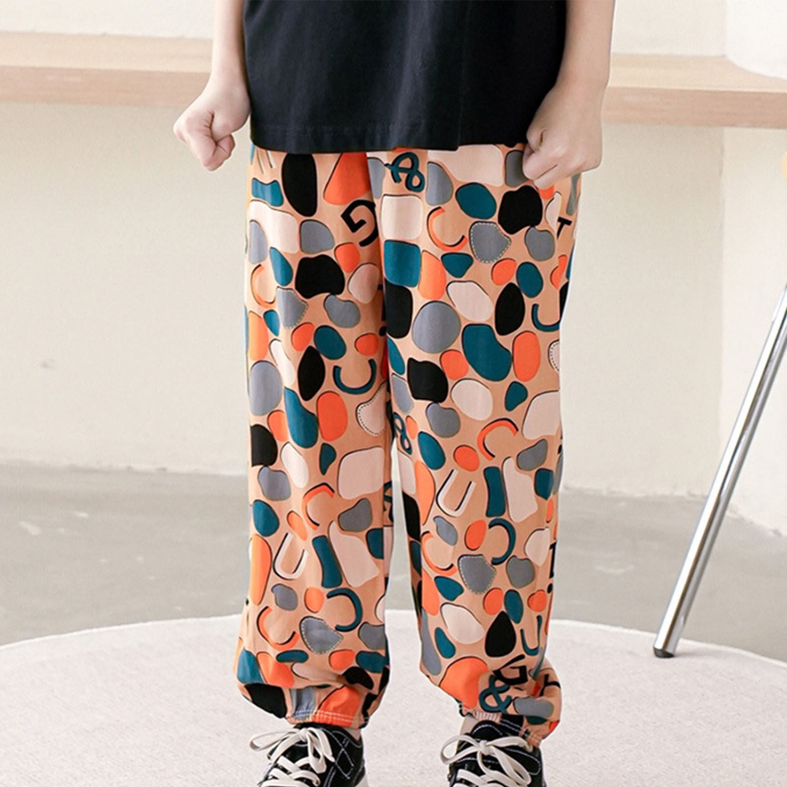 ATOGUTA Girls Pants Size 1T-12 Kids Sports Pants Corduroy Casual Pants ...