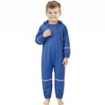 ATOGUTA Girls Rain Suit Kids Hooded Rainsuit Reflective Waterproof ...