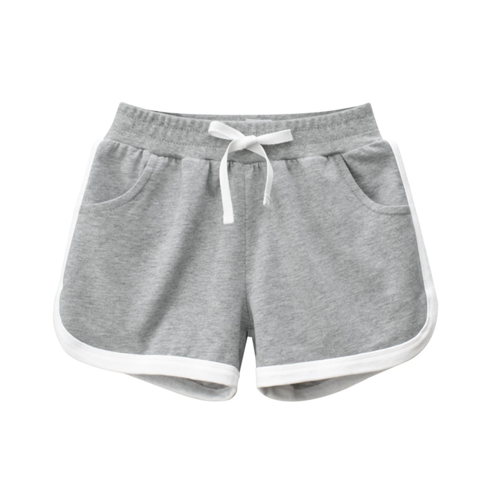 ATOGUTA Girls Running Shorts Summer Clothes Drawstring Soft Elastic ...