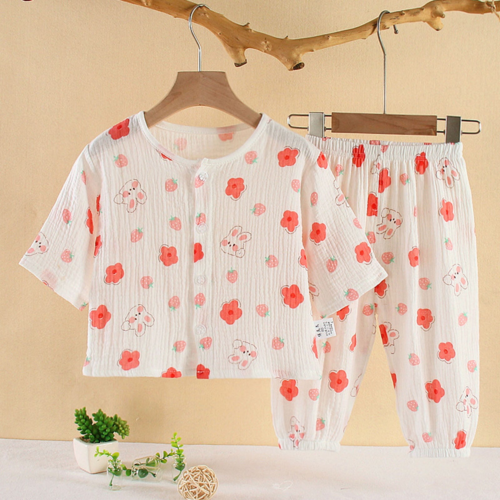 ATOGUTA Girls Sleepwear Sets Two Pieces Pjs Set Cute Sleepwear ...