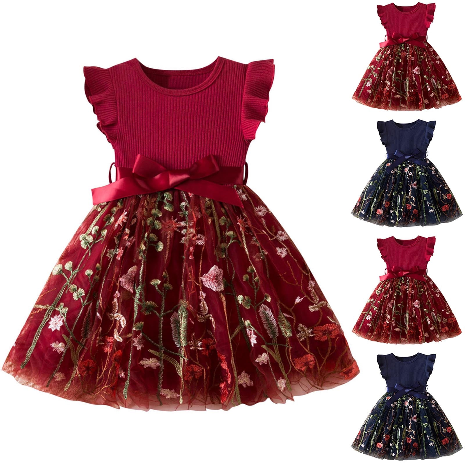 ATOGUTA Girls' Special Occasion Dresses Tulle Party Birthday Poster ...