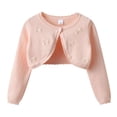 ATOGUTA Girls Sweater Cardigan with Button Long Sleeve Shrug Sweaters ...