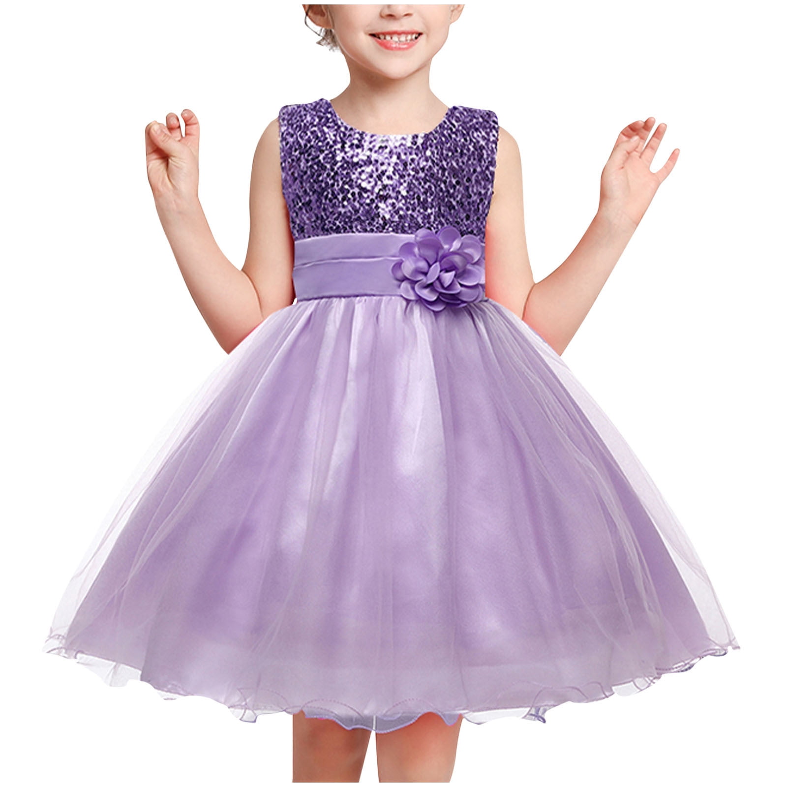 ATOGUTA Girls formal Dress Tulle Princess Pageant Dress for Wedding ...
