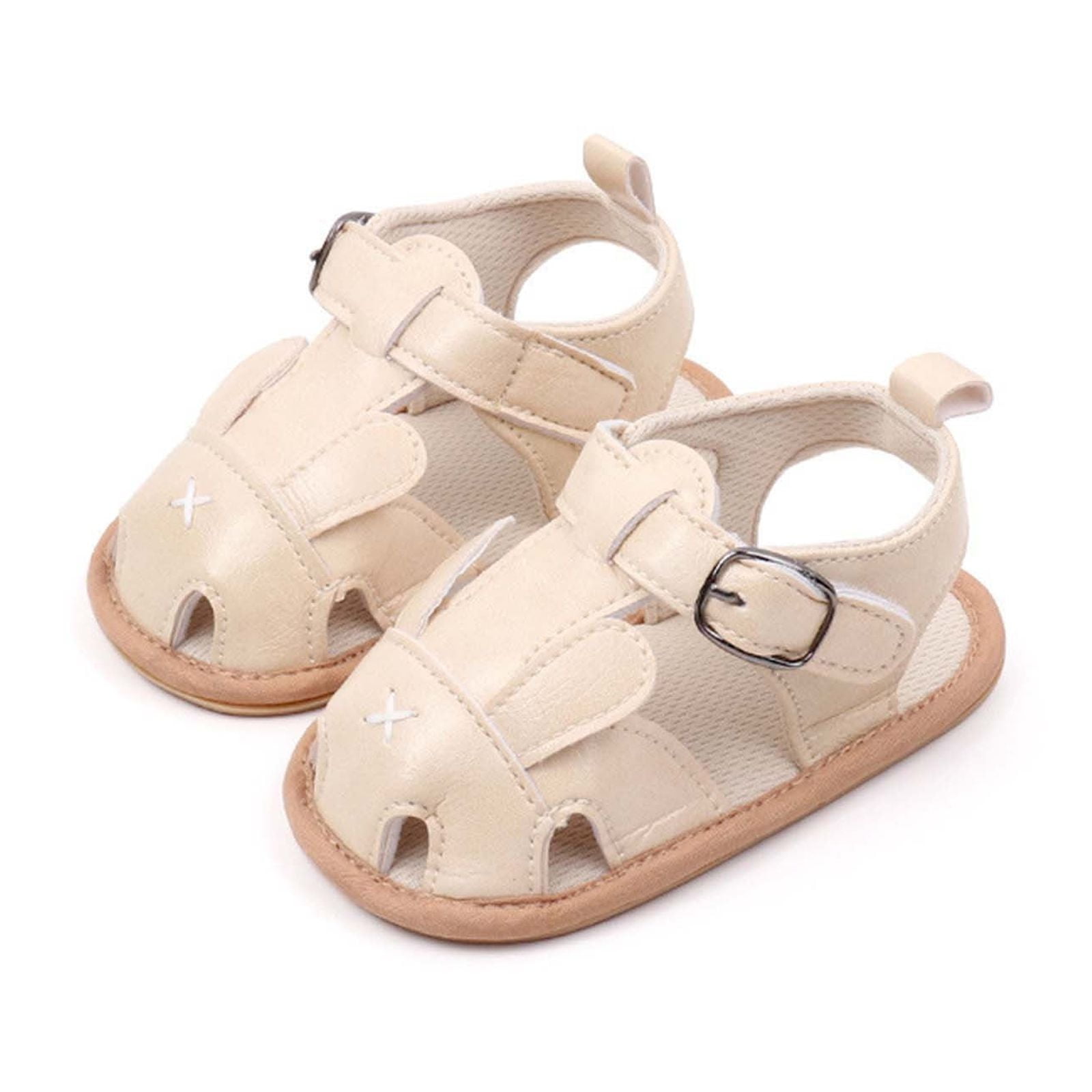 ATOGUTA Infant Baby Boys Girls Summer Sandals Party Wedding Dress Flats Shoes Newborn Crib Shoes ...