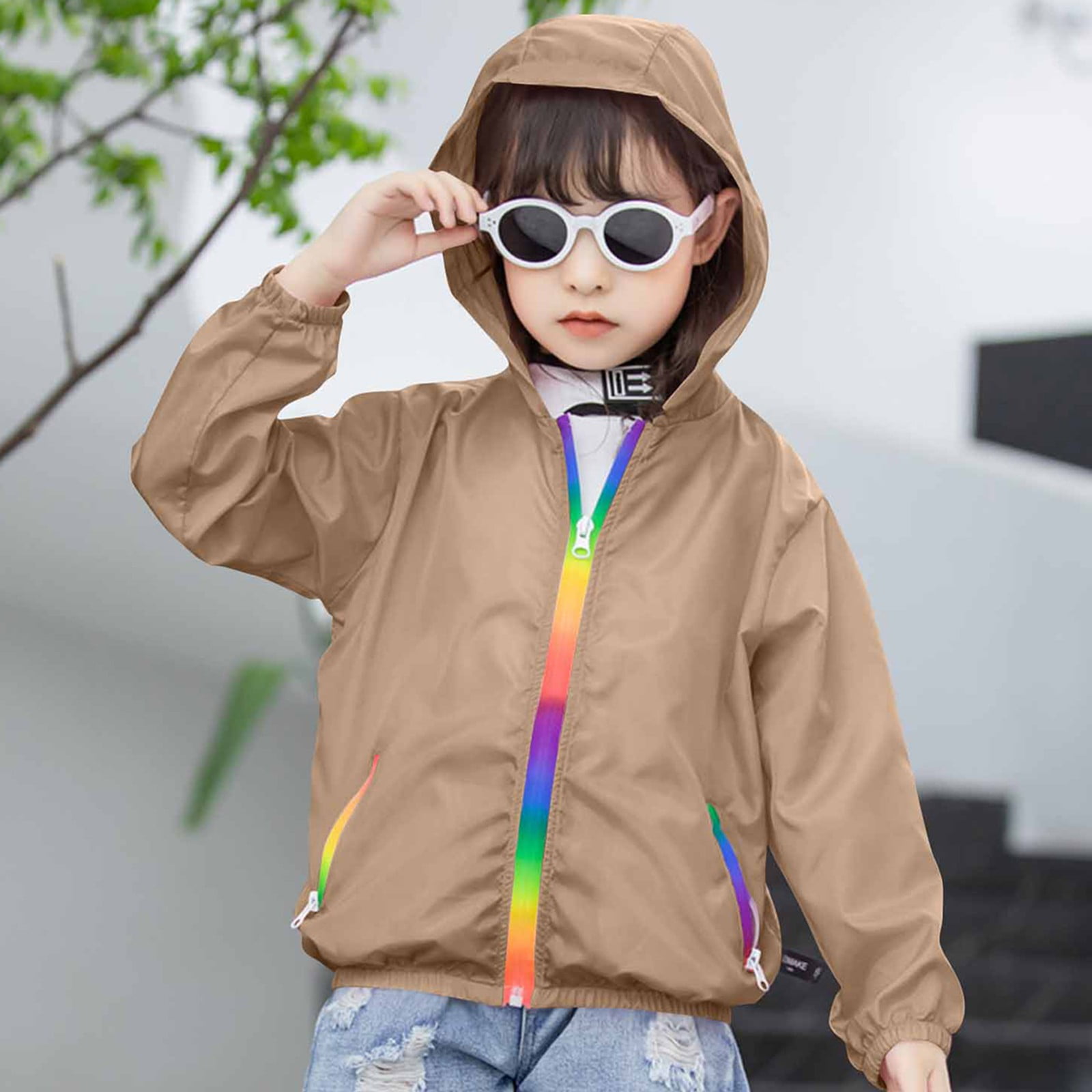 ATOGUTA Jackets for Baby Boy Kids Kids Lightweight Hooded Windbreakers ...