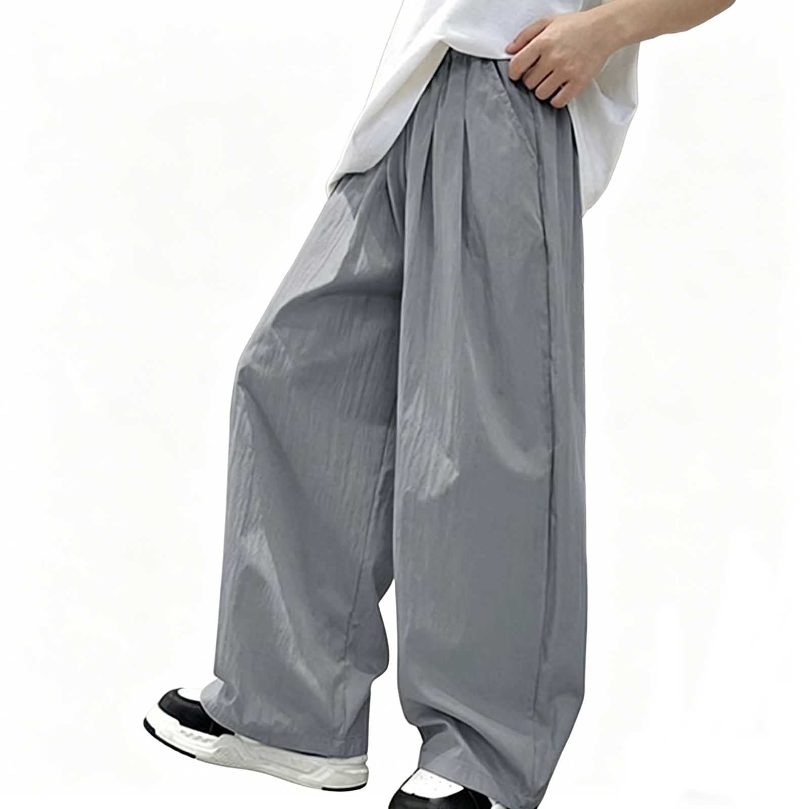 ATOGUTA Jogger Pants for Boys Casual Elastic Waist Straight Leg Track ...