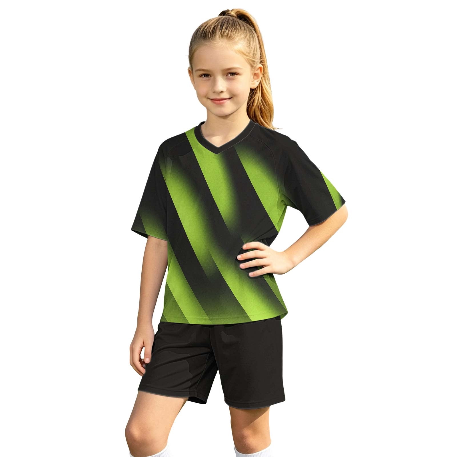 ATOGUTA Kids 2 Piece Soccer Jersey Set Quick Drying Athletic Sports ...