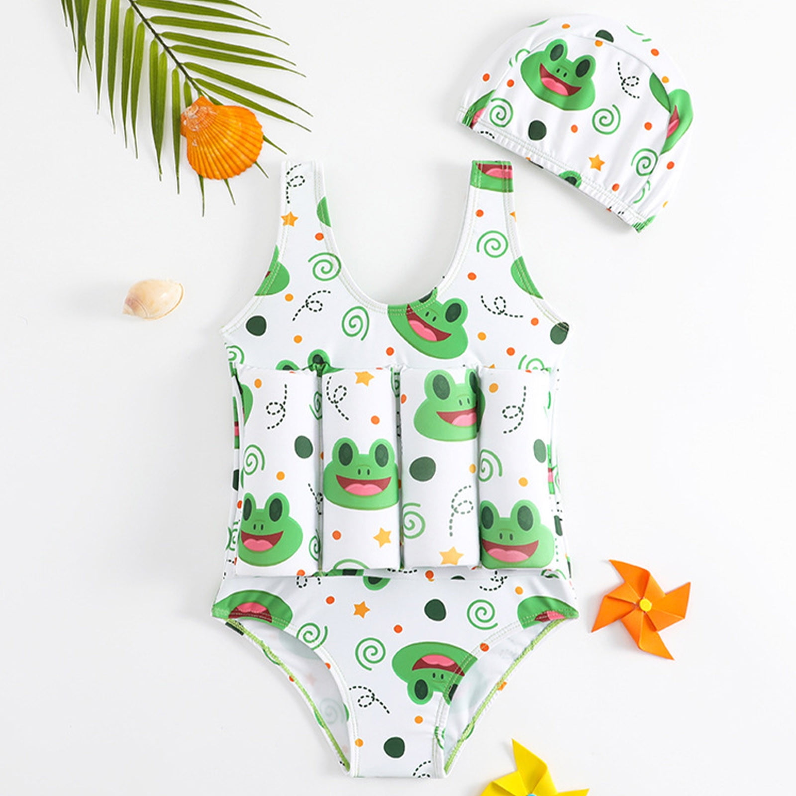 ATOGUTA Kids Boys Float Suit with Arm Floaties Floatation Suit Swimwear ...