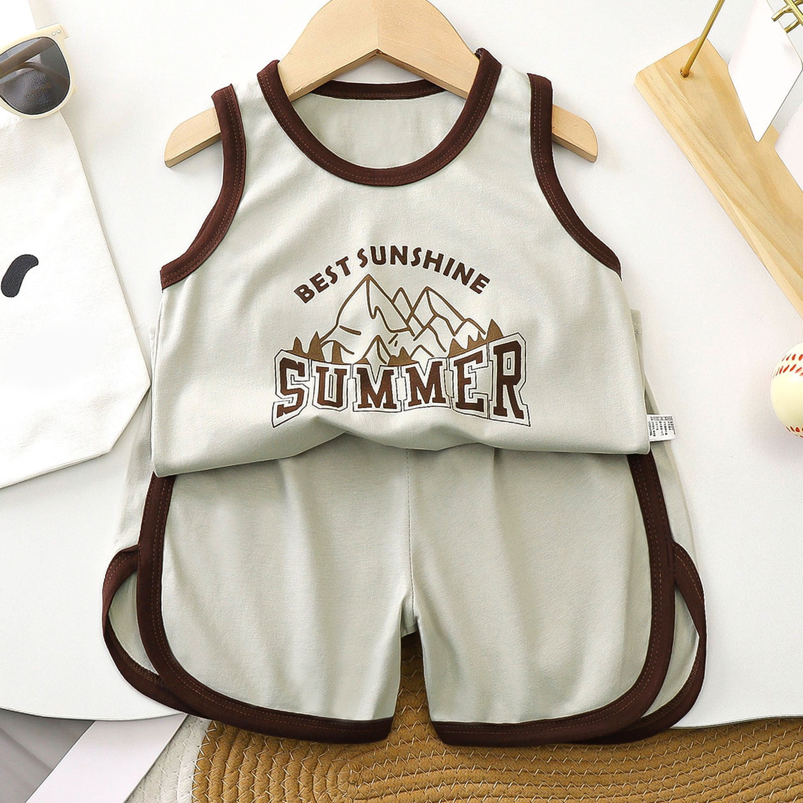 ATOGUTA Kids Clothes Boys 0-10 Summer Sleeveless Tank Top and Shorts ...