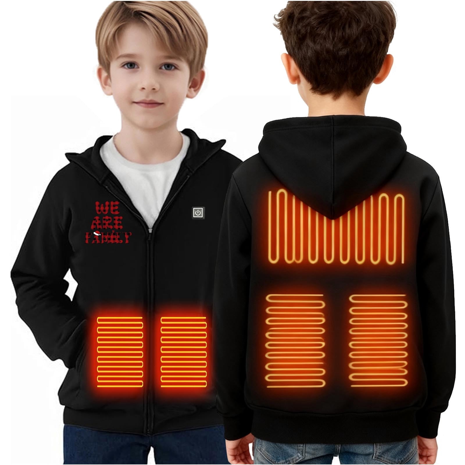 ATOGUTA Kids Heated Hoodies Lightweight Sweatshirt for Girls Heated ...