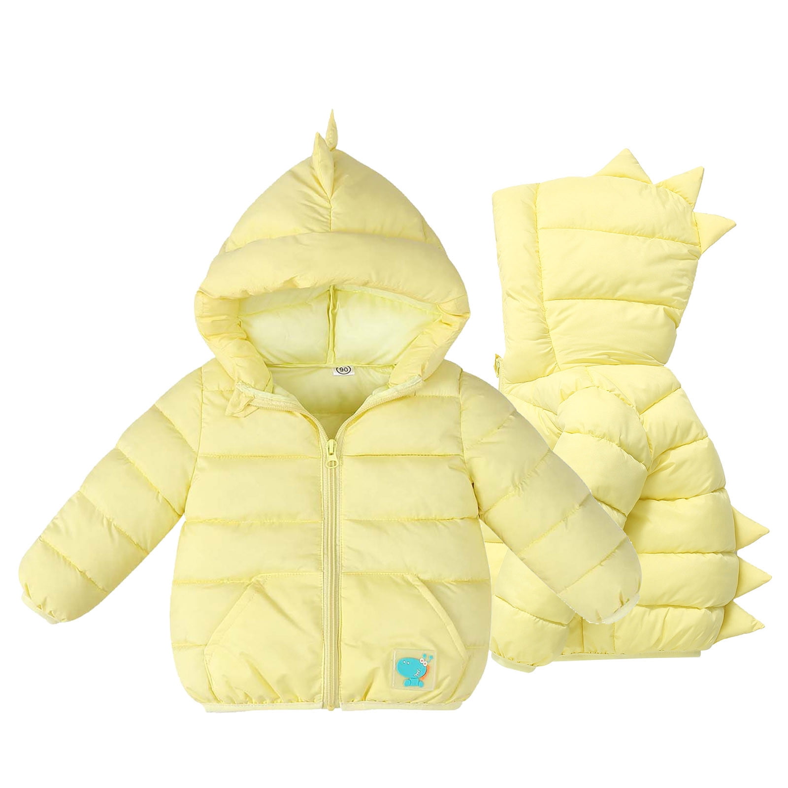 ATOGUTA Kids Puffer Jacket Winter Thicken Hooded Jacket Warm Quilted Coat Casual Outdoor Cute ...