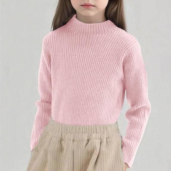 ATOGUTA Lightweight Sweaters for Girls Size 1T-13 Knitted Sweater Warm ...