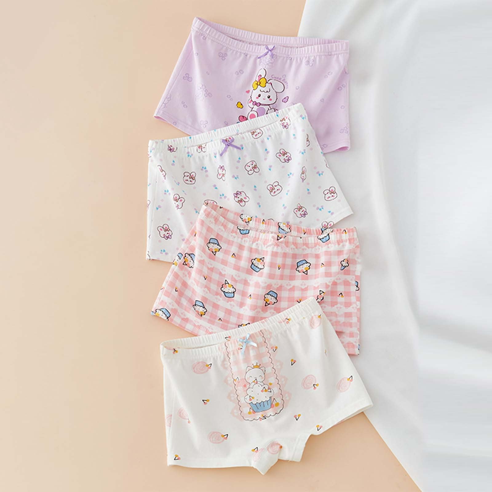 ATOGUTA Little Girls Boy Shorts Underwear Size 1.5T-16 Full Coverage ...