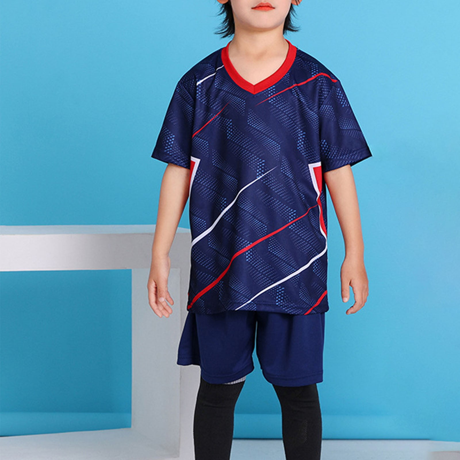 ATOGUTA Outfits for Boys Athletic Shorts Set 2 Piece Stretch Graphic T ...